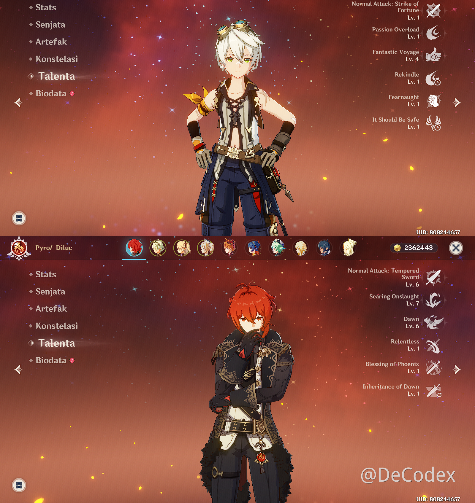 Is diluc talent alr enough ? Genshin Impact | HoYoLAB