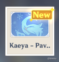 Reaching Friendship 10 with Kaeya (Namecard; Kaeya - Pavo Ocellus ...