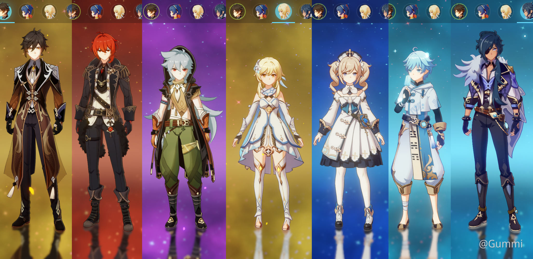 Razor and Chongyun's Height. Genshin Impact | HoYoLAB