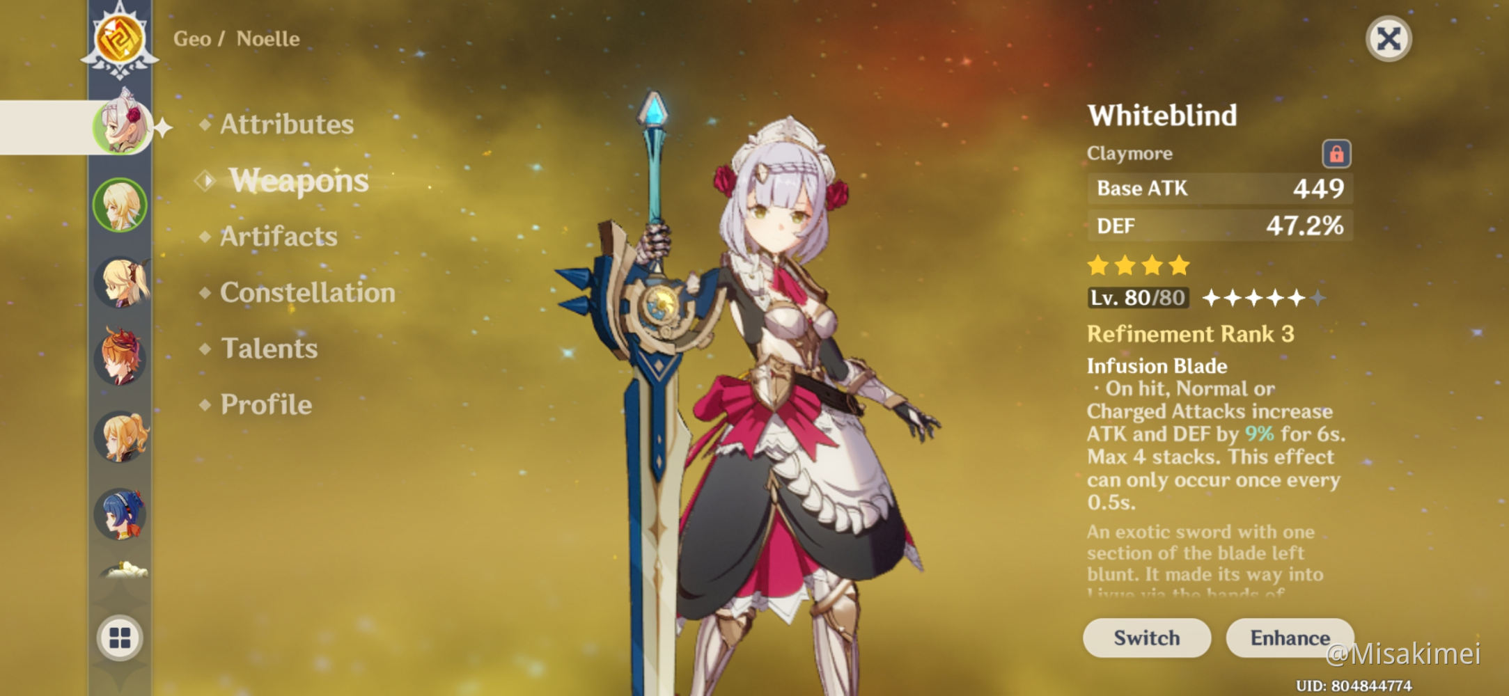 [Updated] my noel Build Genshin Impact | HoYoLAB