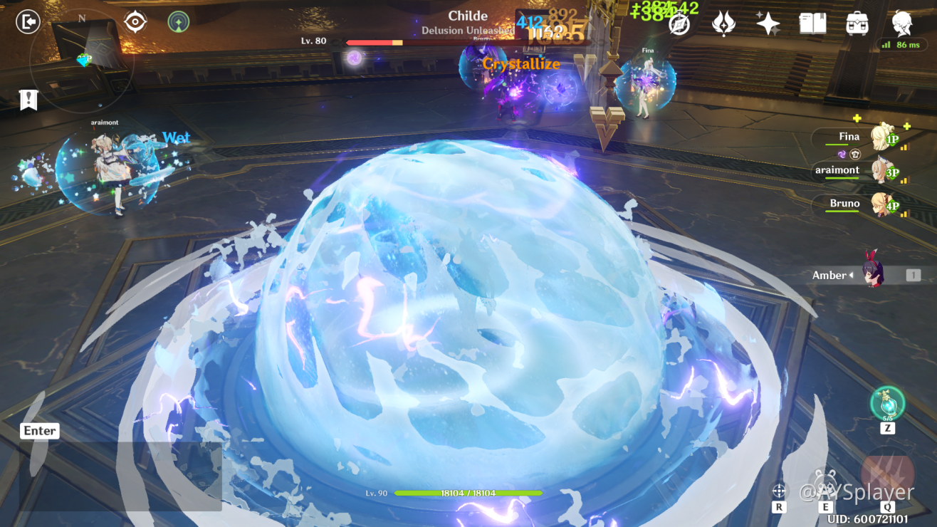 My amber evolved to level 90 | Genshin Impact | HoYoLAB