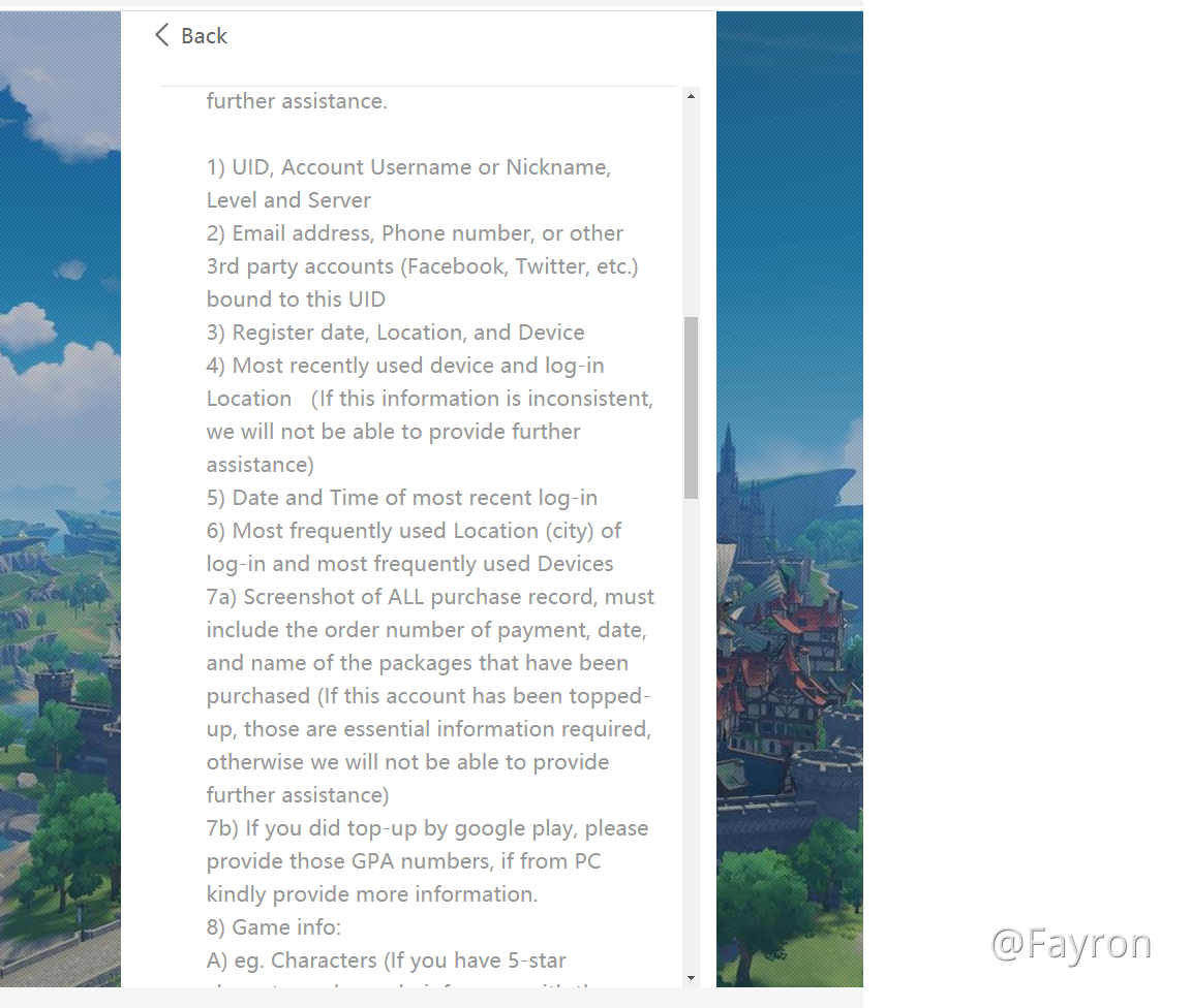 Account Hacked (Recovered!) Genshin Impact | HoYoLAB