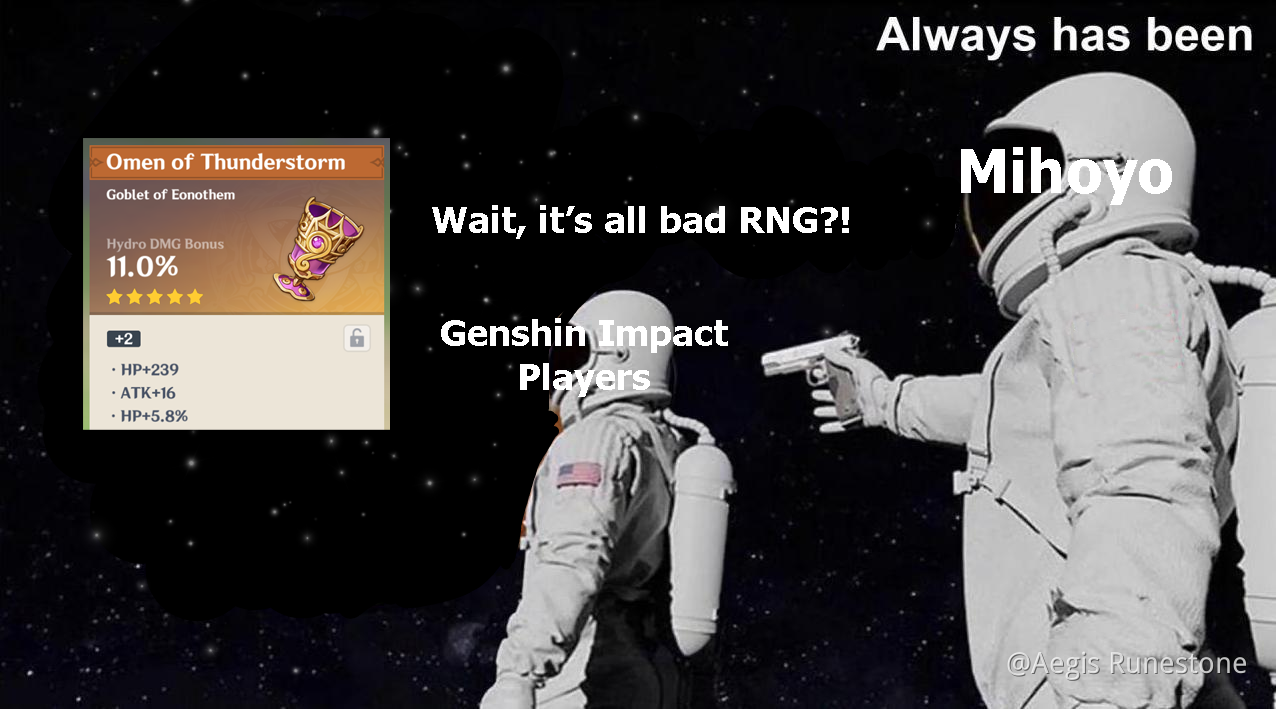 Artifact RNG [Meme] Genshin Impact | HoYoLAB