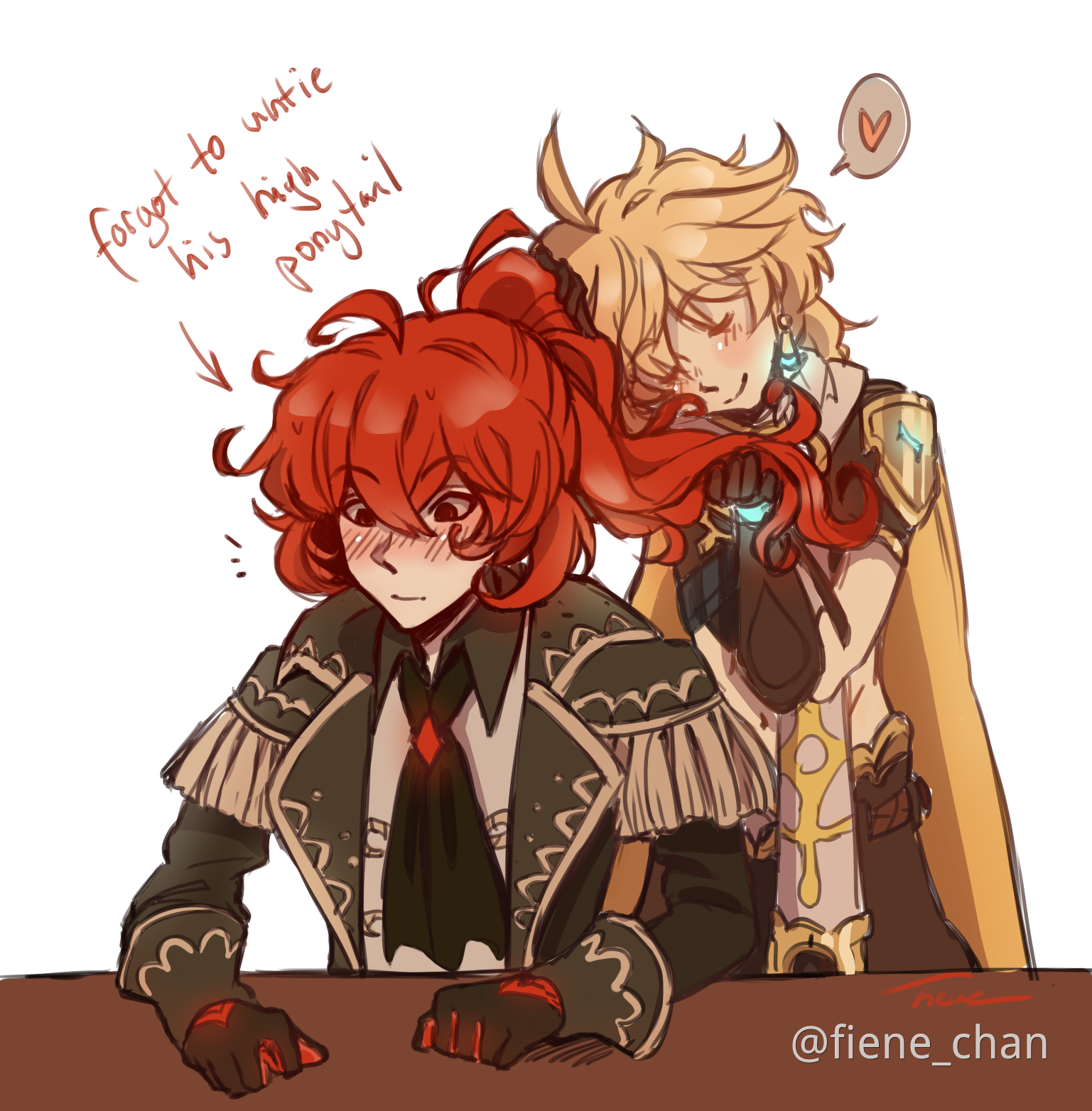 Appreciation for Dilucs ponytail Genshin Impact | HoYoLAB