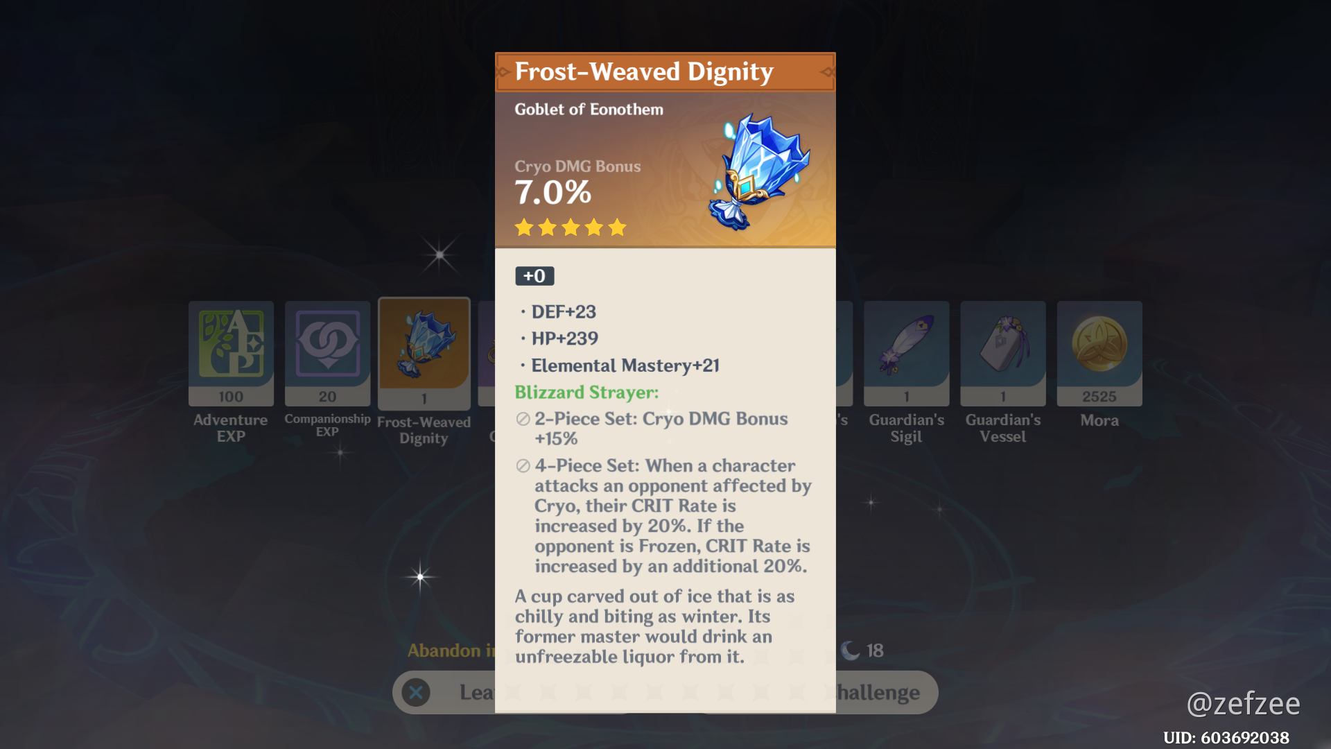 My Artifact Luck Genshin Impact | HoYoLAB