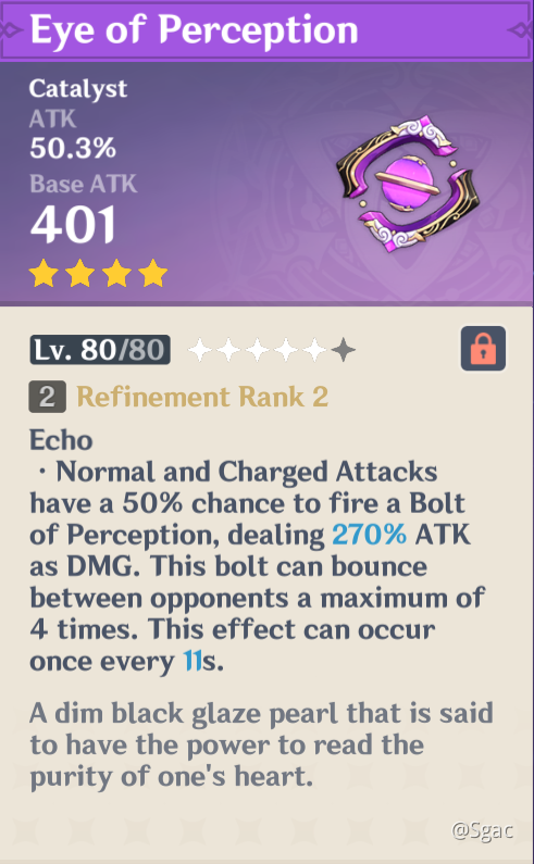 Eye of Perception or The Widsith for Mona Genshin Impact | HoYoLAB