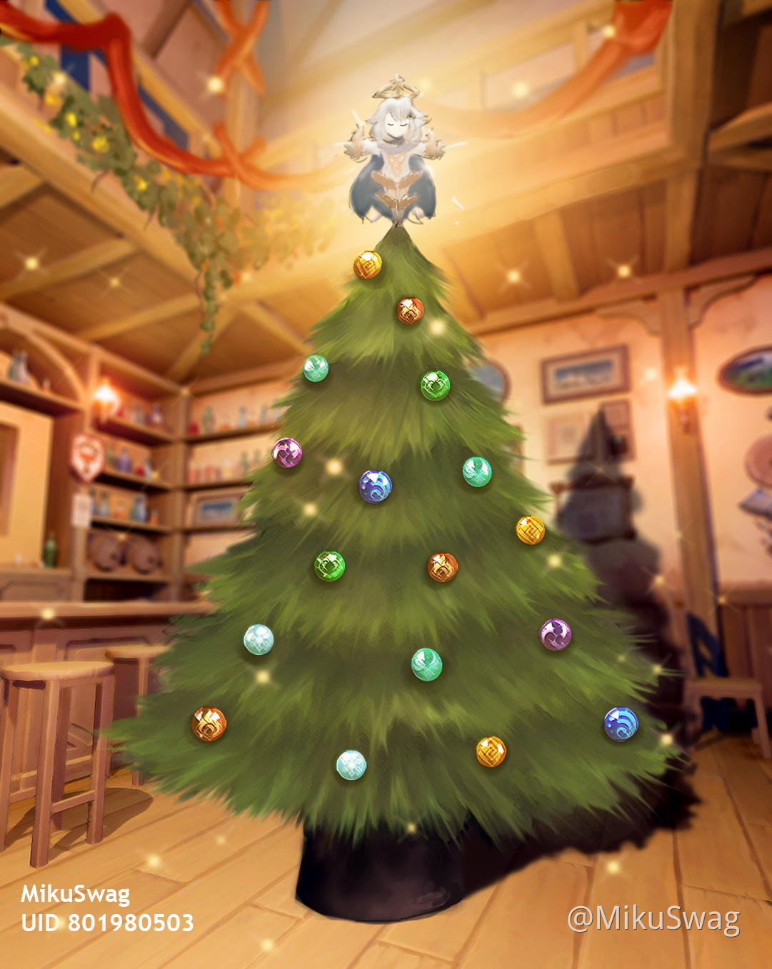 Paimon Christmas Genshin Impact | HoYoLAB