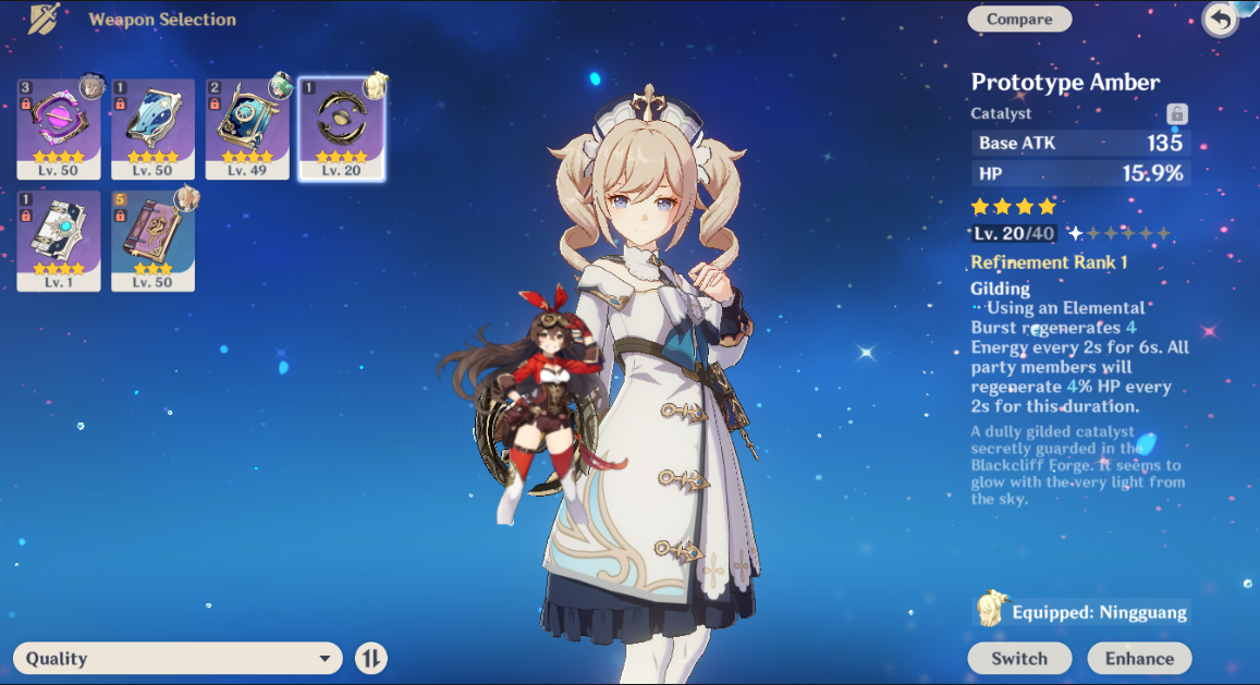 amber the prototype Genshin Impact | HoYoLAB