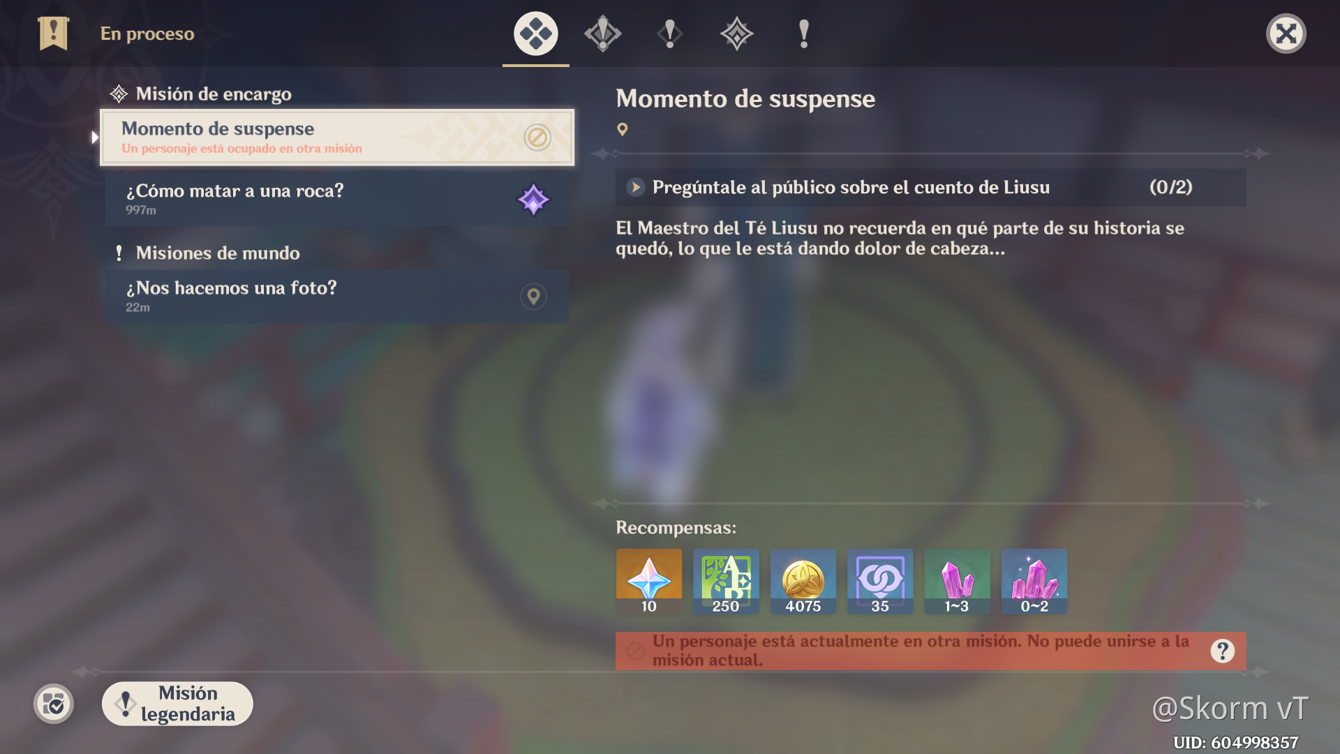 [ BUG ] Doble NPC Genshin Impact | HoYoLAB