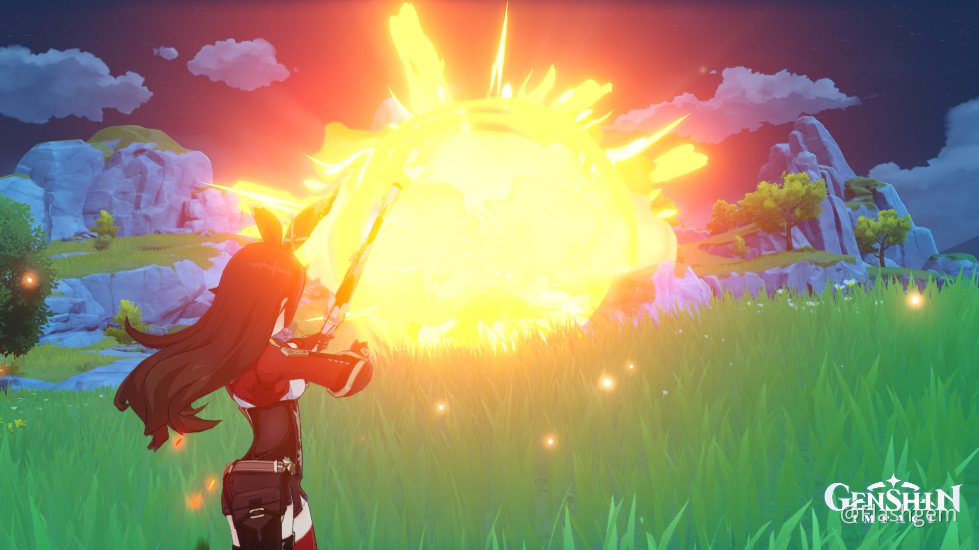 Amber. Now with Explosive arrows! !!!Only in standart banner!!! Genshin ...