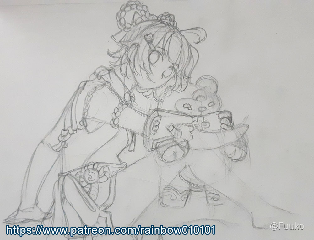 Xiangling Sketch Genshin Impact | HoYoLAB