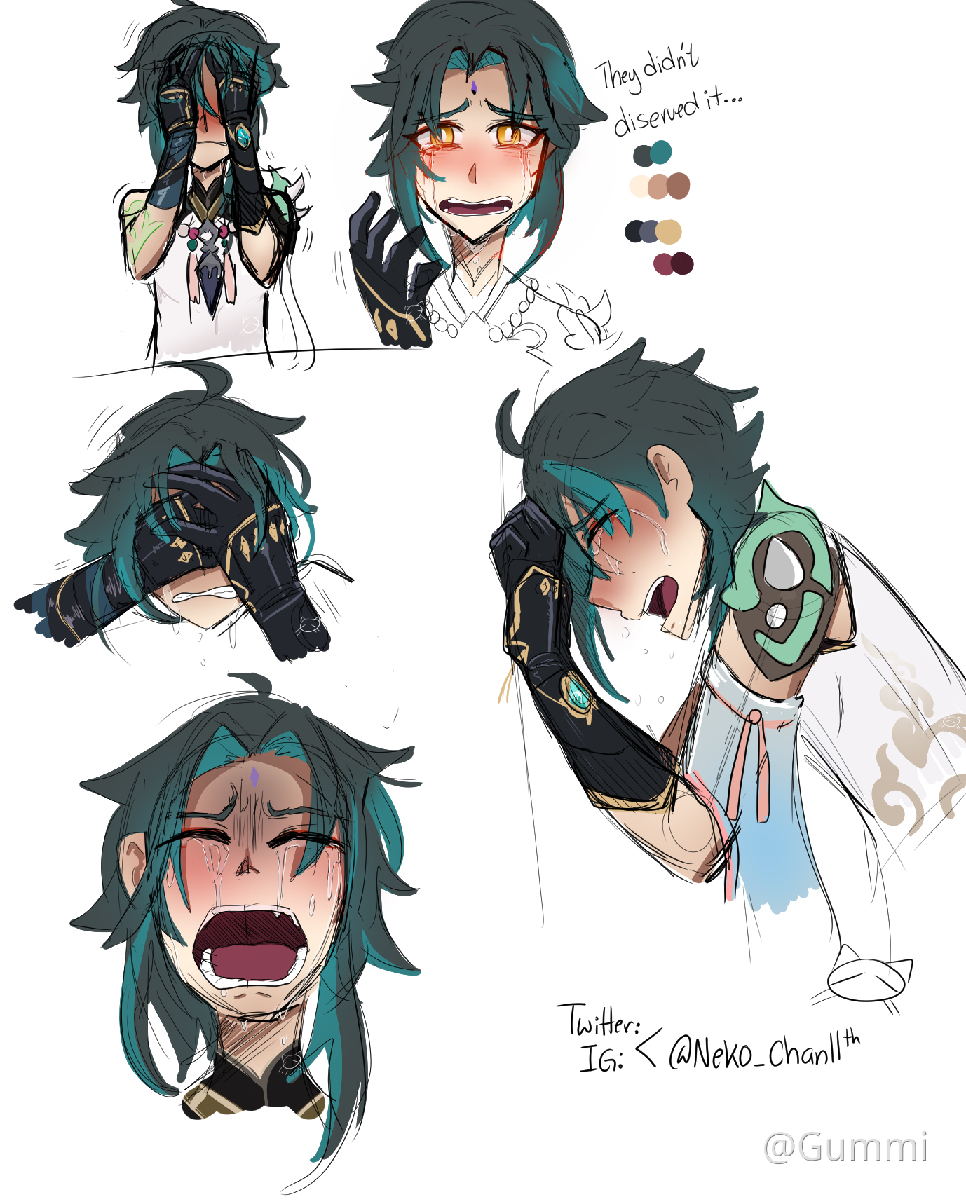 Xiao Crying Genshin Impact | HoYoLAB