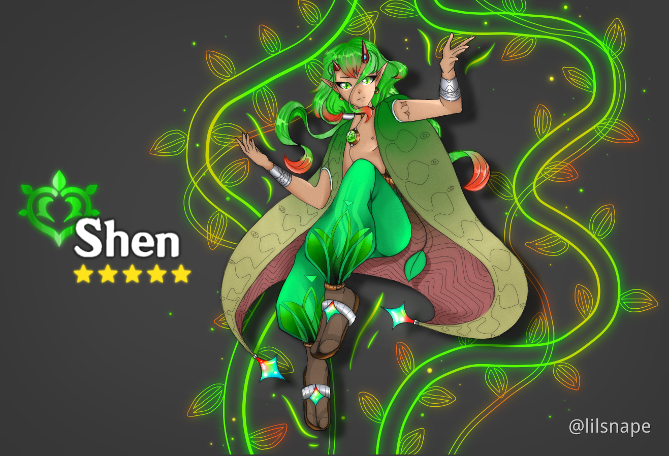 Dendro Character OC Genshin Impact | HoYoLAB