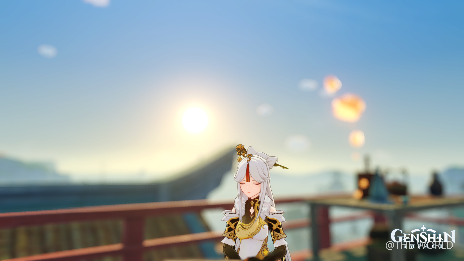 Starting my day with smiling Lady Ningguang and her powerful Subterra ...