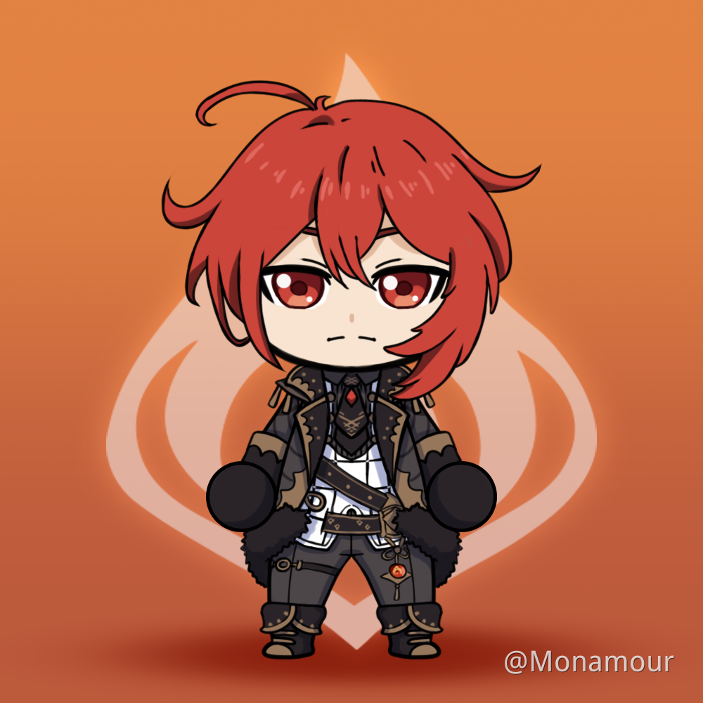 Chibi Diluc Genshin Impact | HoYoLAB