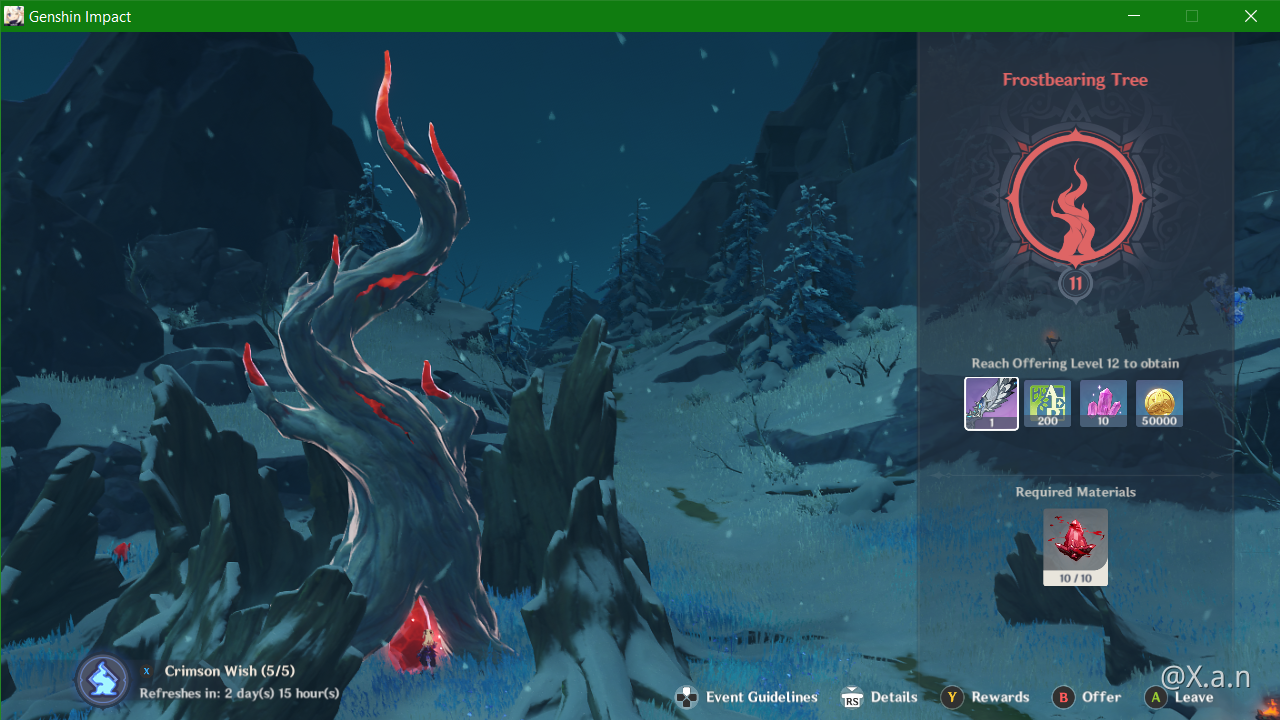 HAVE YOU MAXED THE FROST BEARING TREE YET? Genshin Impact | HoYoLAB