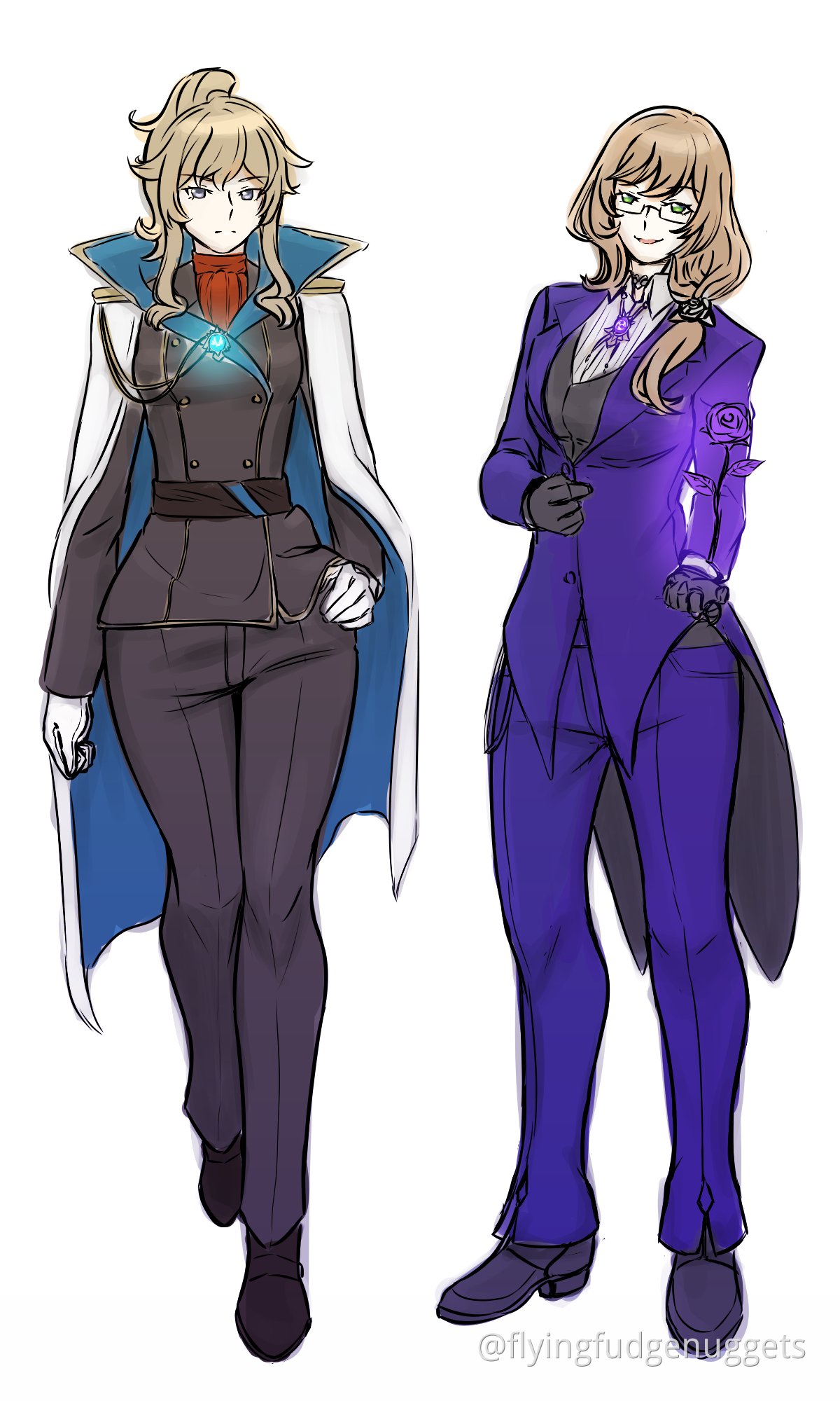 Jean and Lisa in Suits Genshin Impact | HoYoLAB