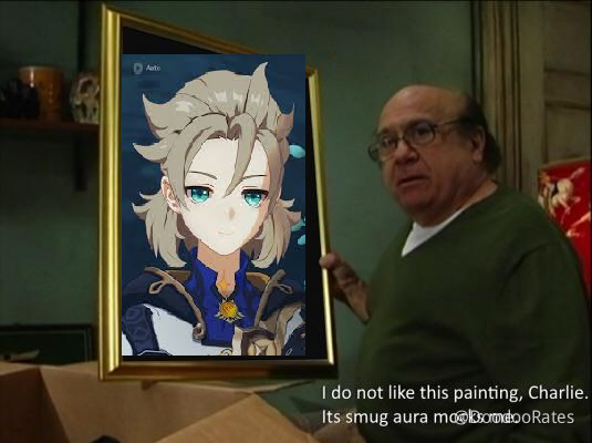 A smug albedo meme i made | Genshin Impact | HoYoLAB