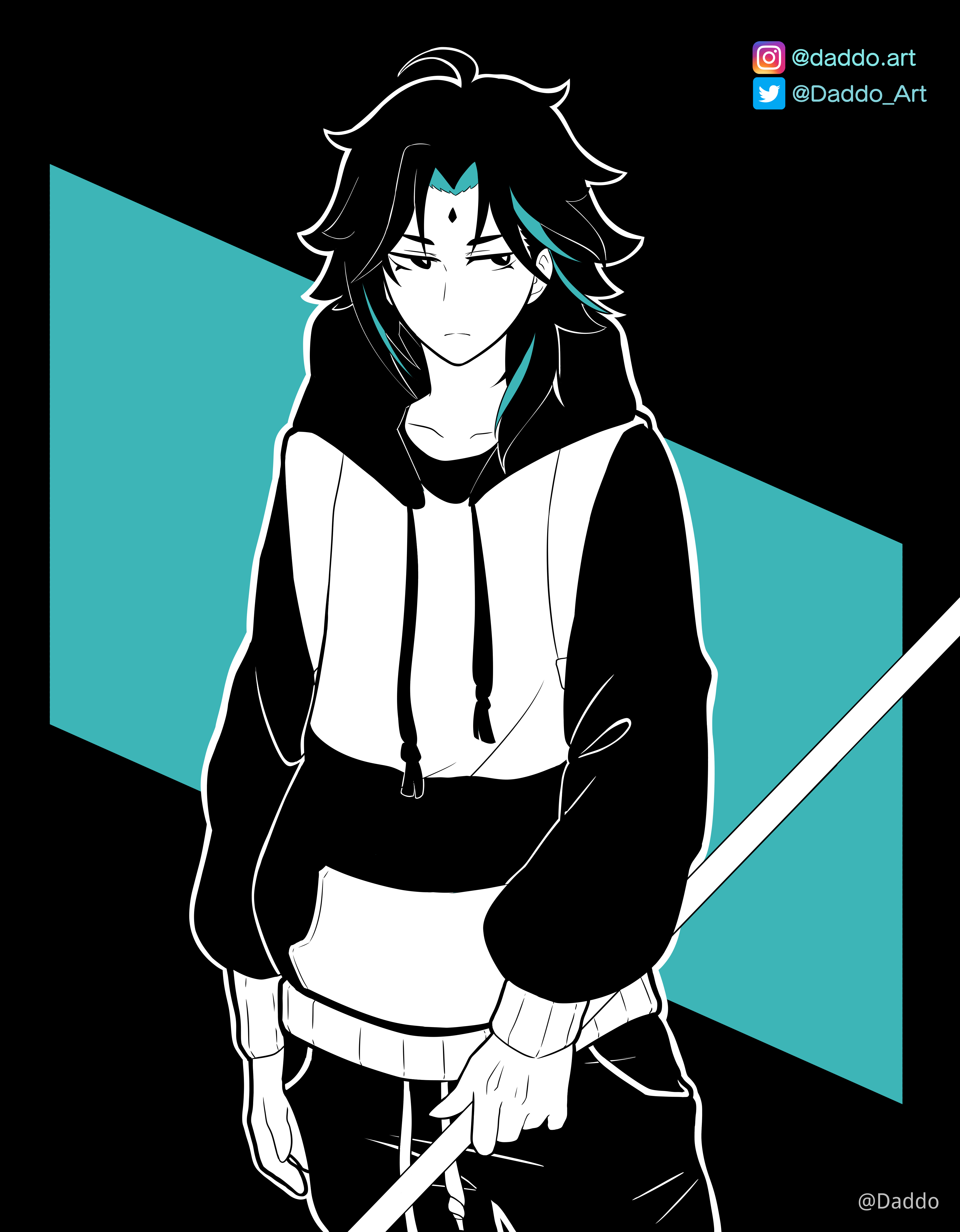 Xiao in casual clothes (WIP) Genshin Impact | HoYoLAB