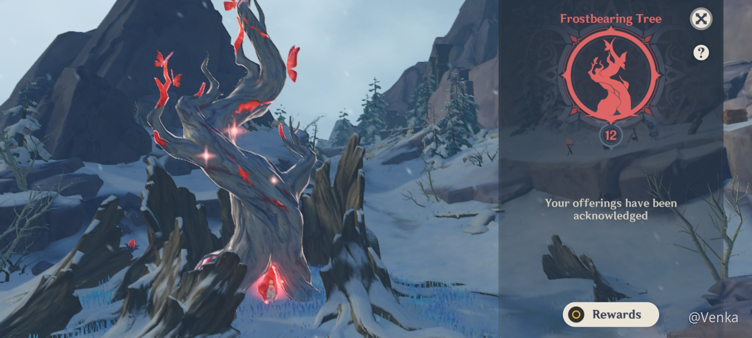 Finally, I maxed up Frostbearing Tree! | Genshin Impact | HoYoLAB