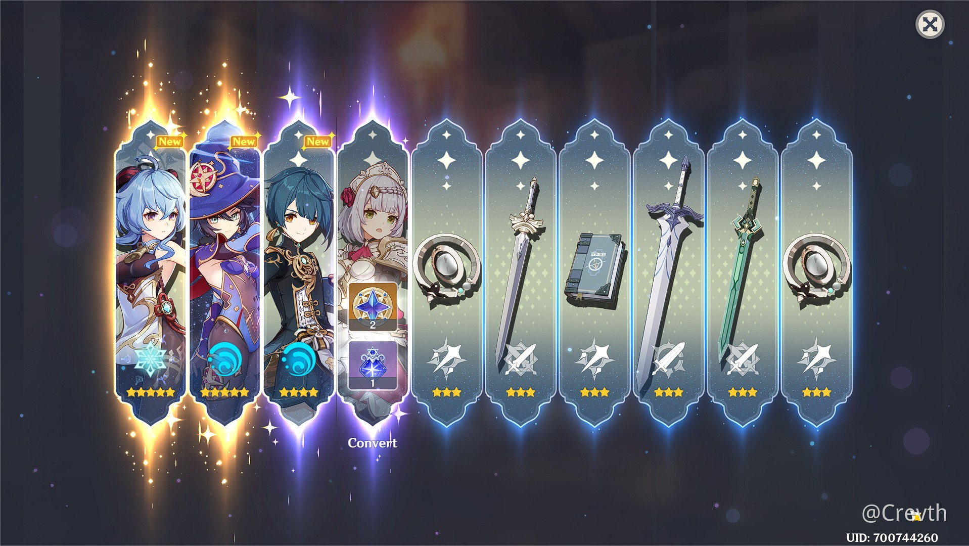 Triple Waifu Pull jesus christ... Genshin Impact | HoYoLAB