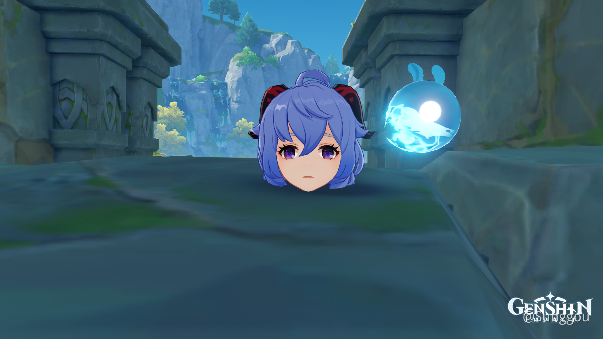 5 Stages of Grief (Portrayed by Ganyu Getting Stuck in the Pavement ...