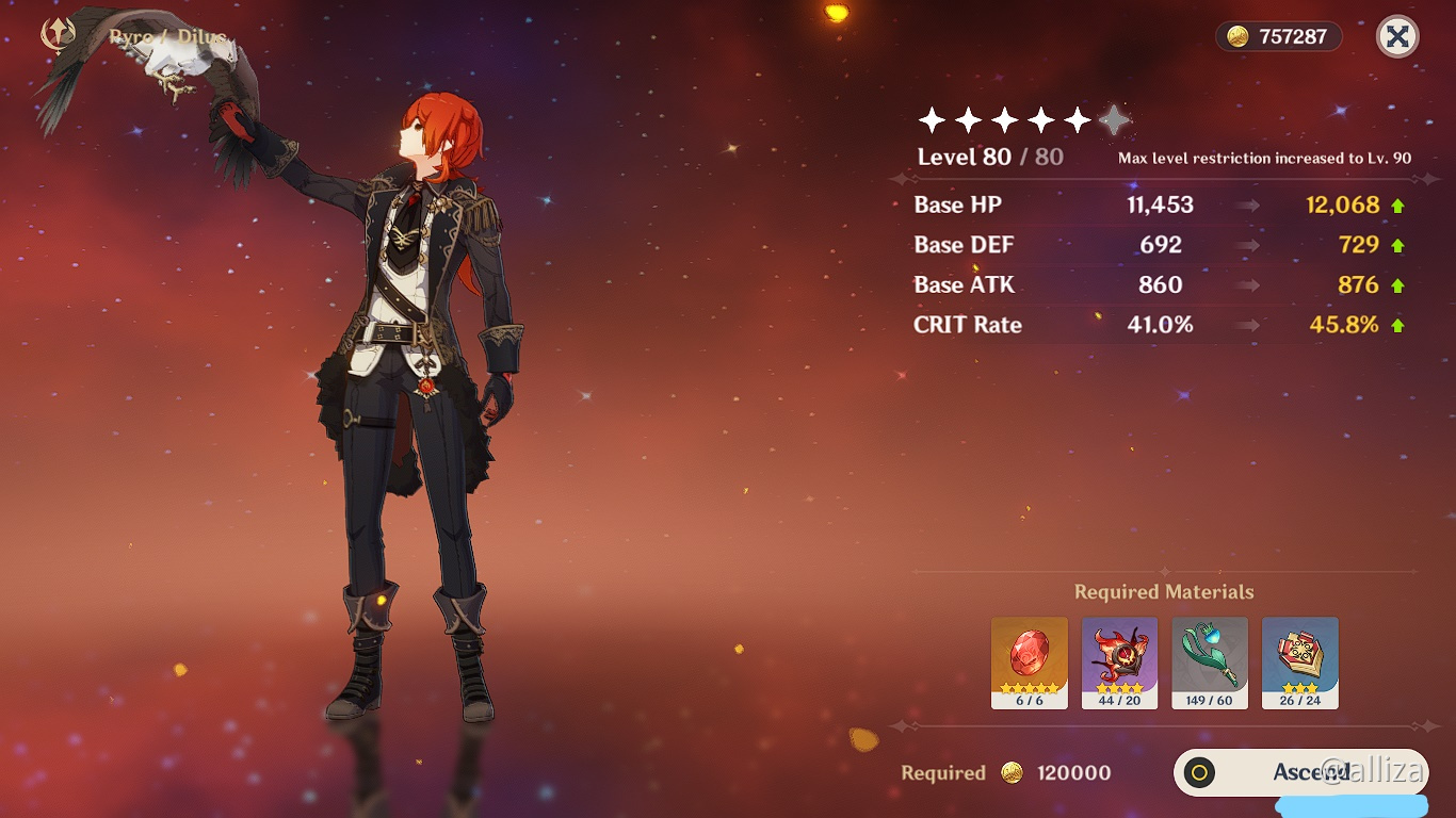 i can finally ascend diluc Genshin Impact | HoYoLAB