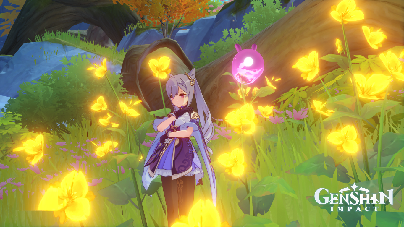 Keqing with Yellow Flower~ Genshin Impact | HoYoLAB
