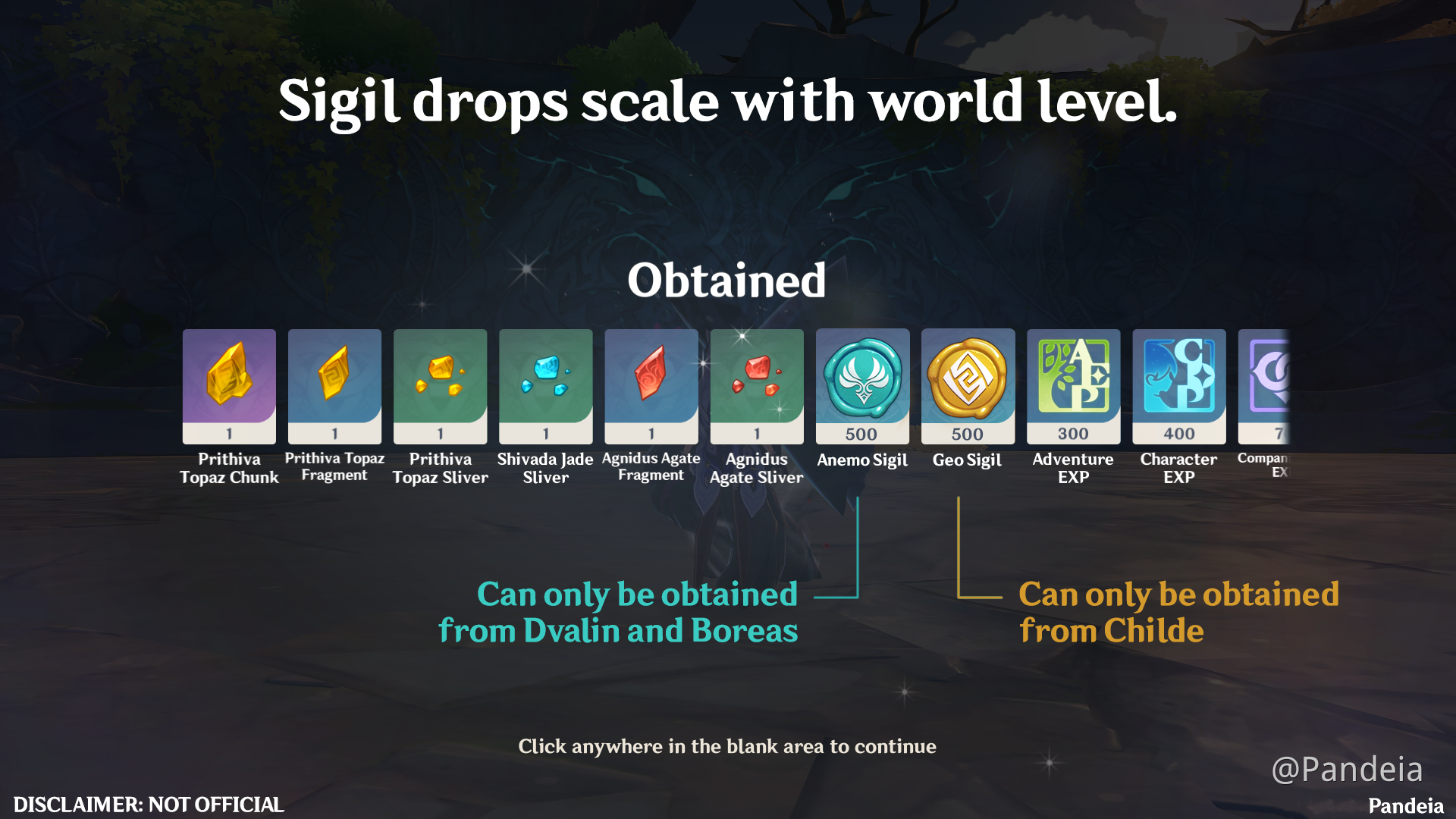 [GAMEPLAY SUGGESTION] What if weekly bosses drop sigils, and we ...