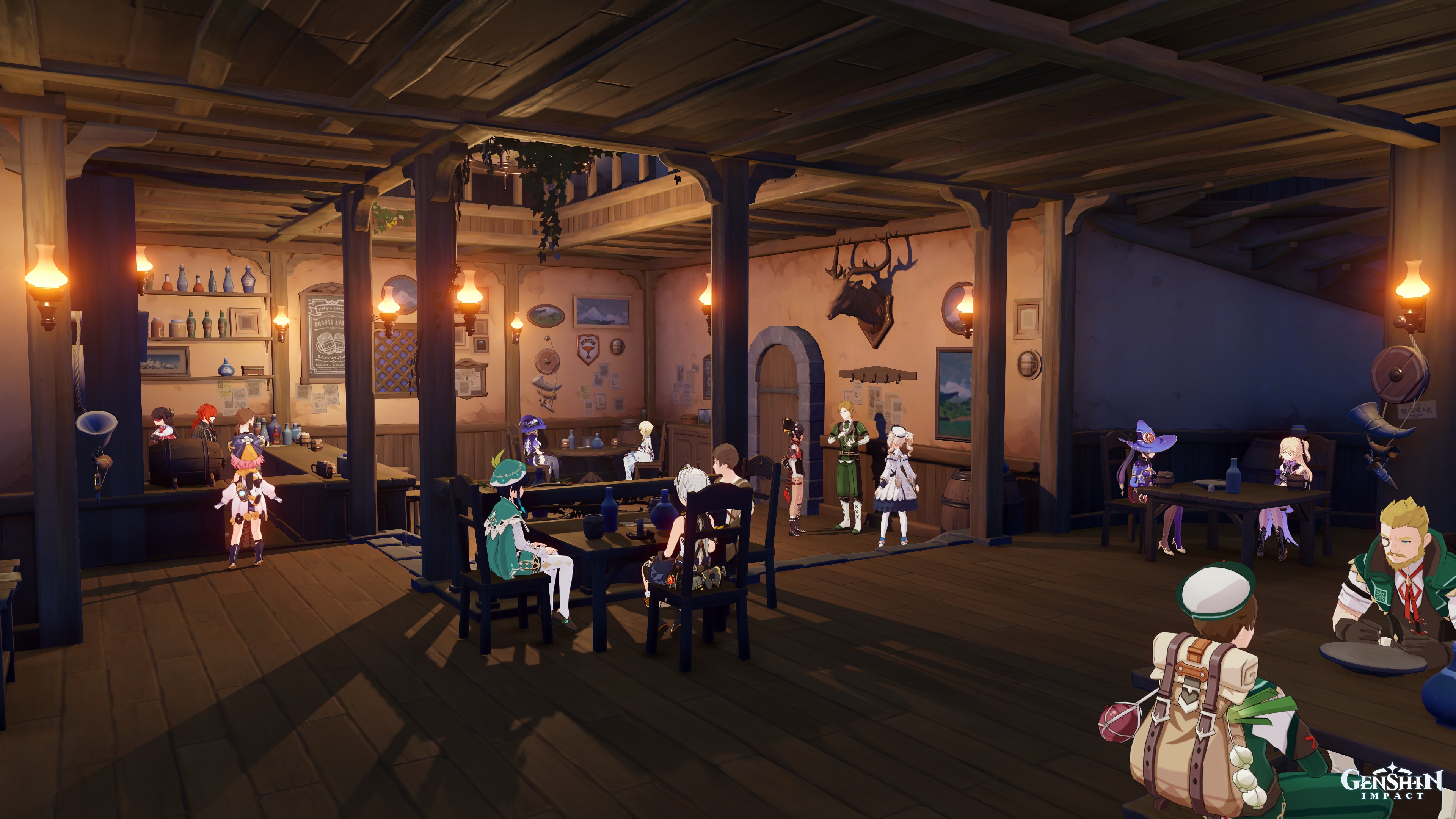 A Busy Night at Diluc's Bar Genshin Impact | HoYoLAB