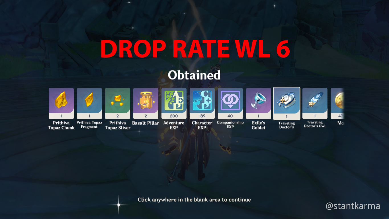 DROP RATE WL7 need fix Genshin Impact | HoYoLAB