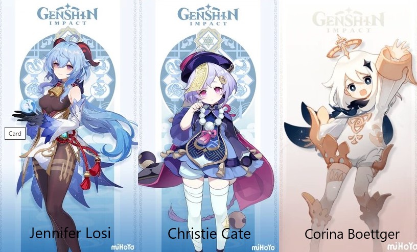 Twitch Stream featuring the English VA for Ganyu, Qiqi & Paimon Genshin ...
