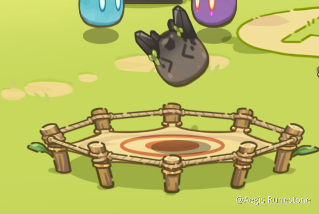 Geo Slime tries the trampoline! Genshin Impact | HoYoLAB