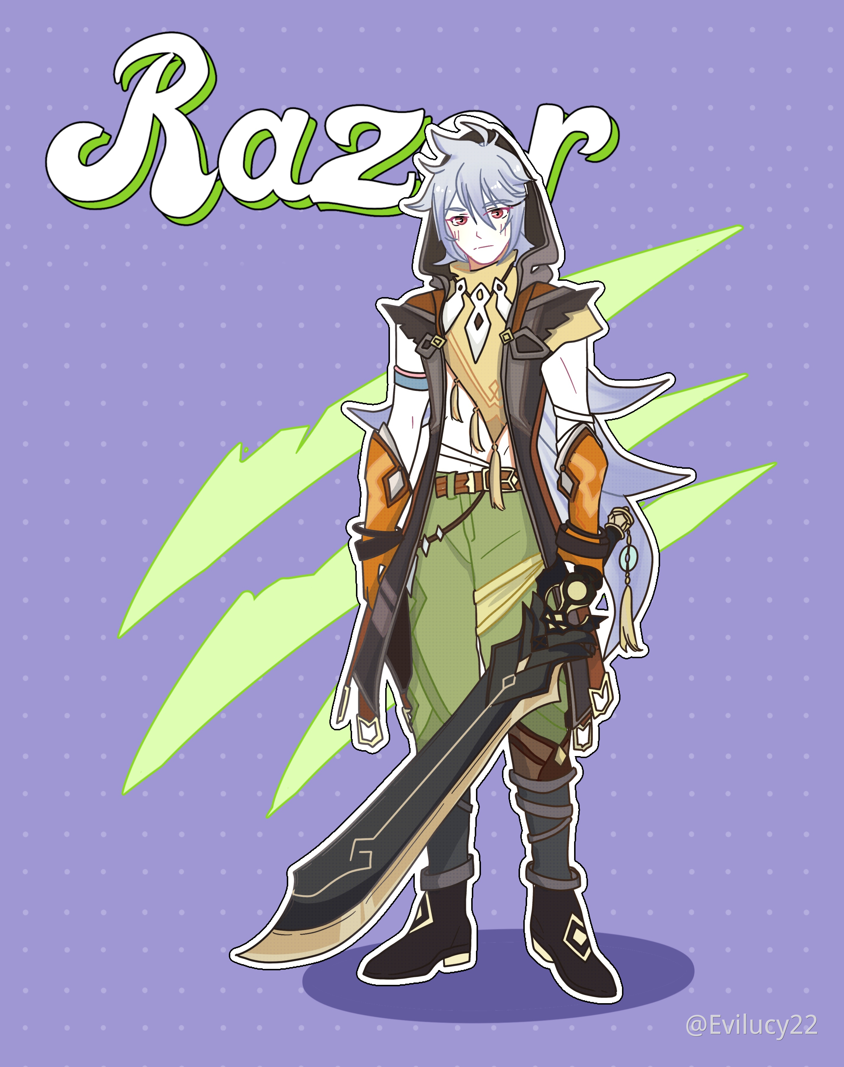 Razor WOLF BOI Fanart Genshin Impact | HoYoLAB