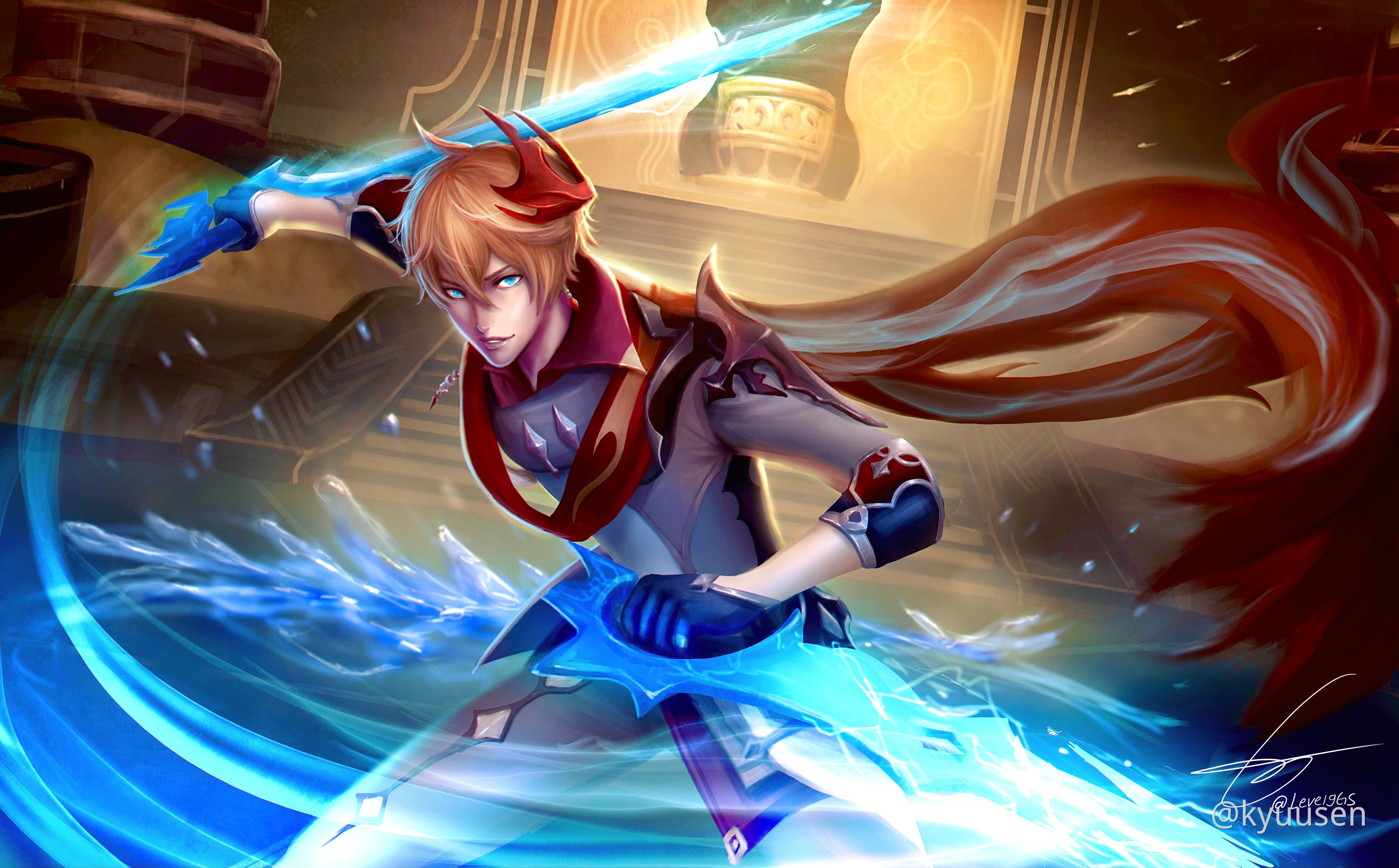 My fanart of Childe! Genshin Impact | HoYoLAB