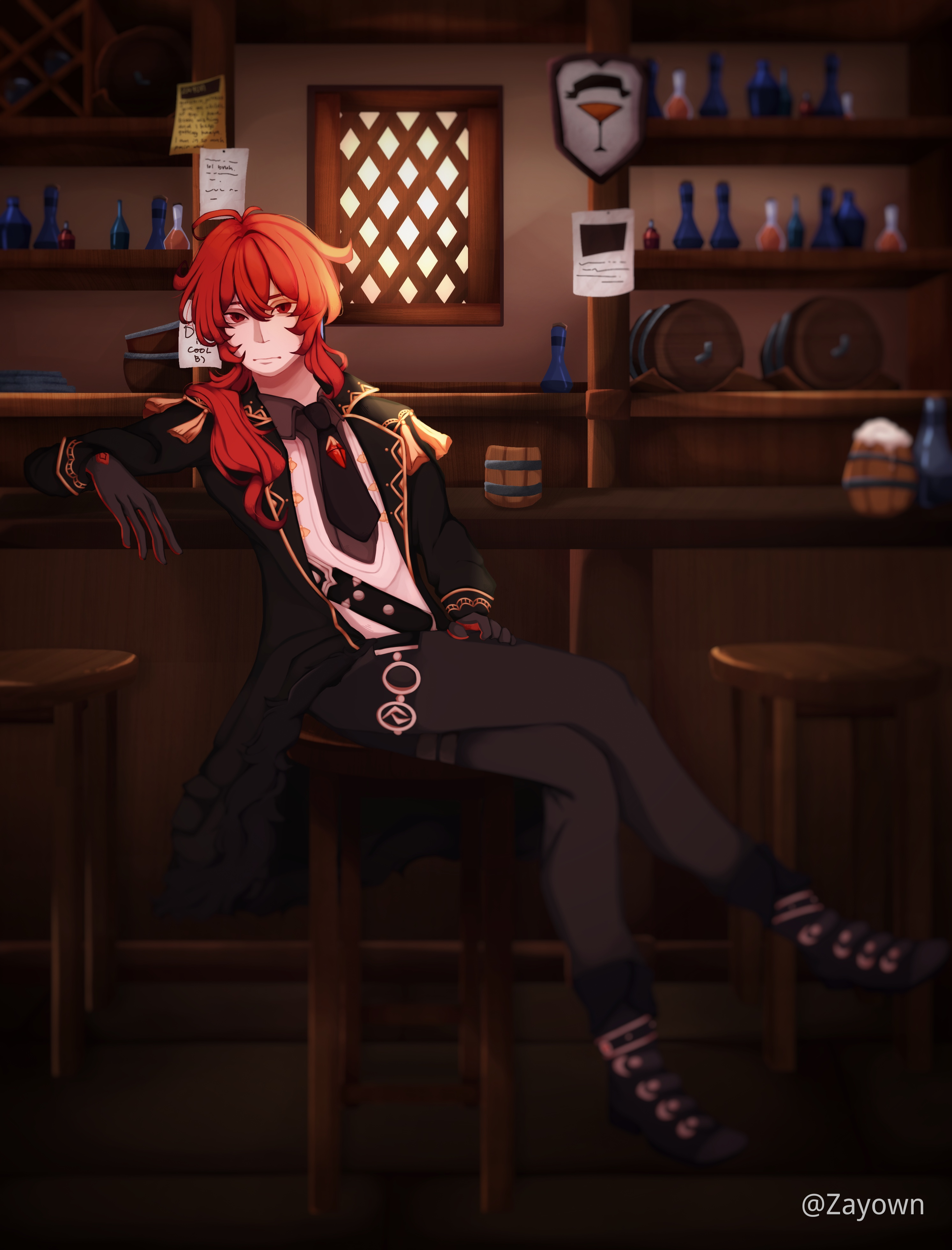 Diluc! Genshin Impact | HoYoLAB