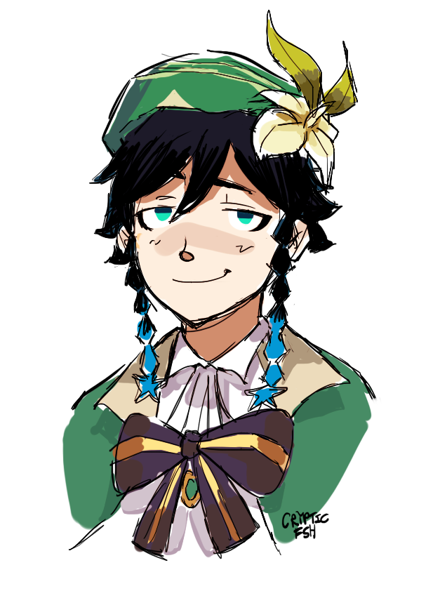 venti doodle Genshin Impact | HoYoLAB