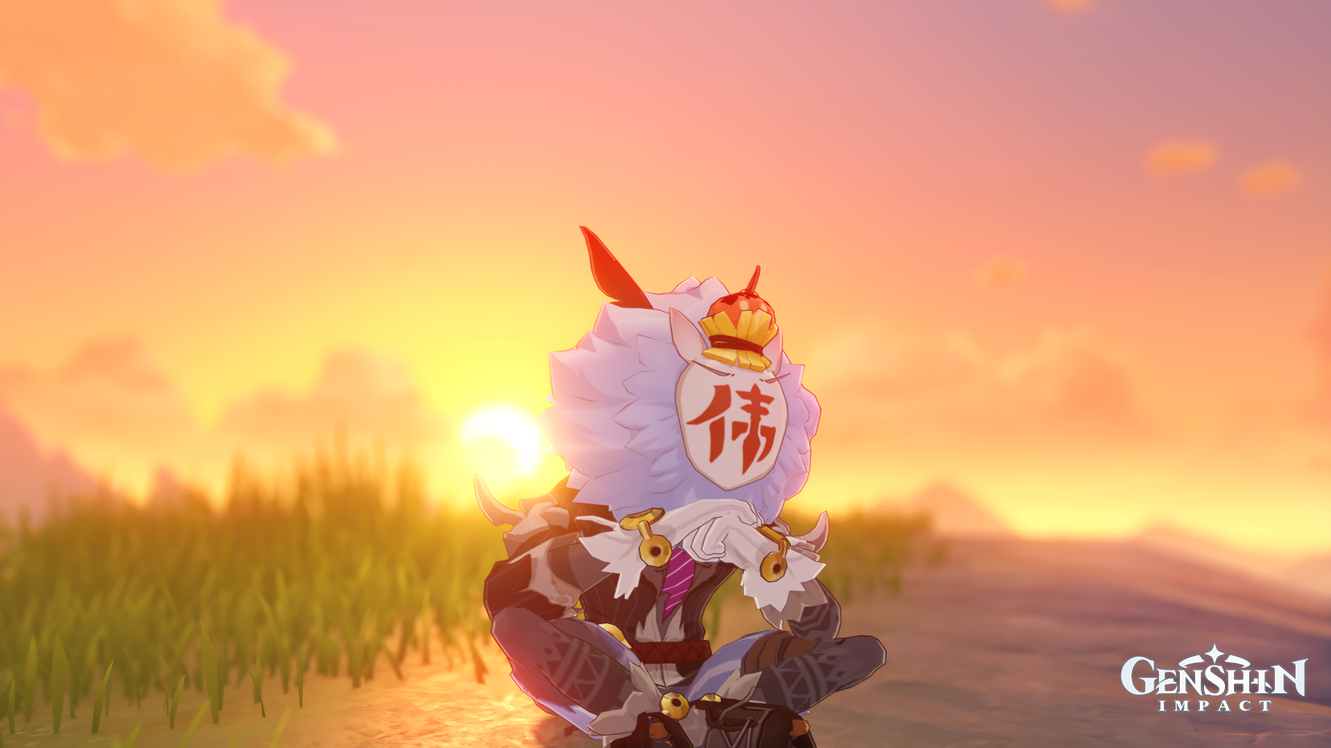 Unusual Hilichurl sitting thoughtfully by the sea Genshin Impact | HoYoLAB