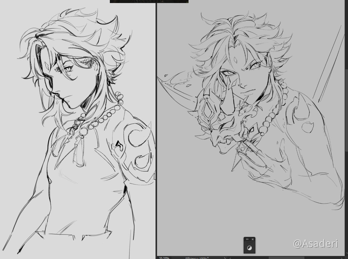 Xiao sketches Genshin Impact | HoYoLAB