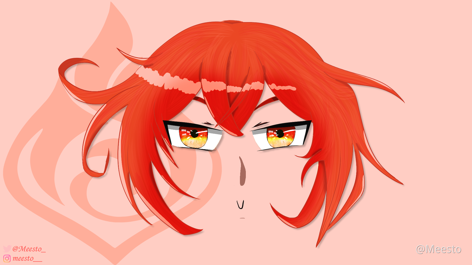 Day 11 - Diluc face 🙃🔥 Genshin Impact | HoYoLAB