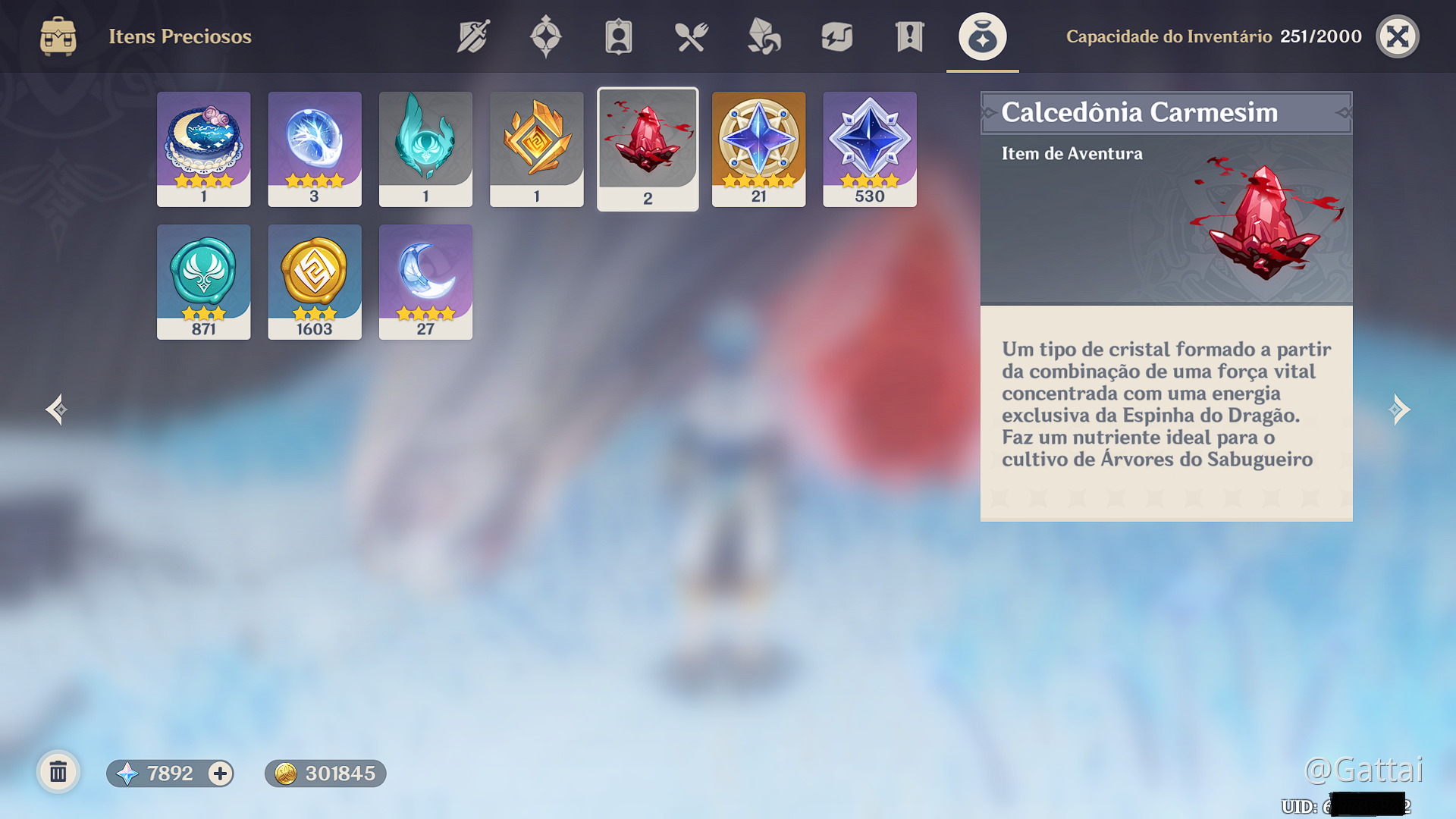 Calcedônia Carmesim Genshin Impact | HoYoLAB