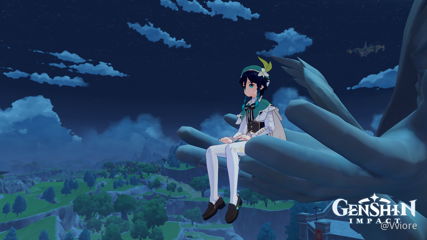 Venti having a calm and quiet moment. Genshin Impact | HoYoLAB