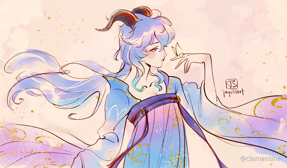 Ganyu in Hanfu Genshin Impact | HoYoLAB