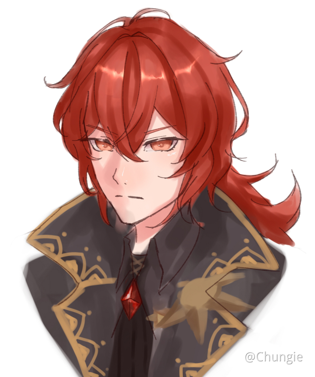 Diluc doodle Genshin Impact | HoYoLAB