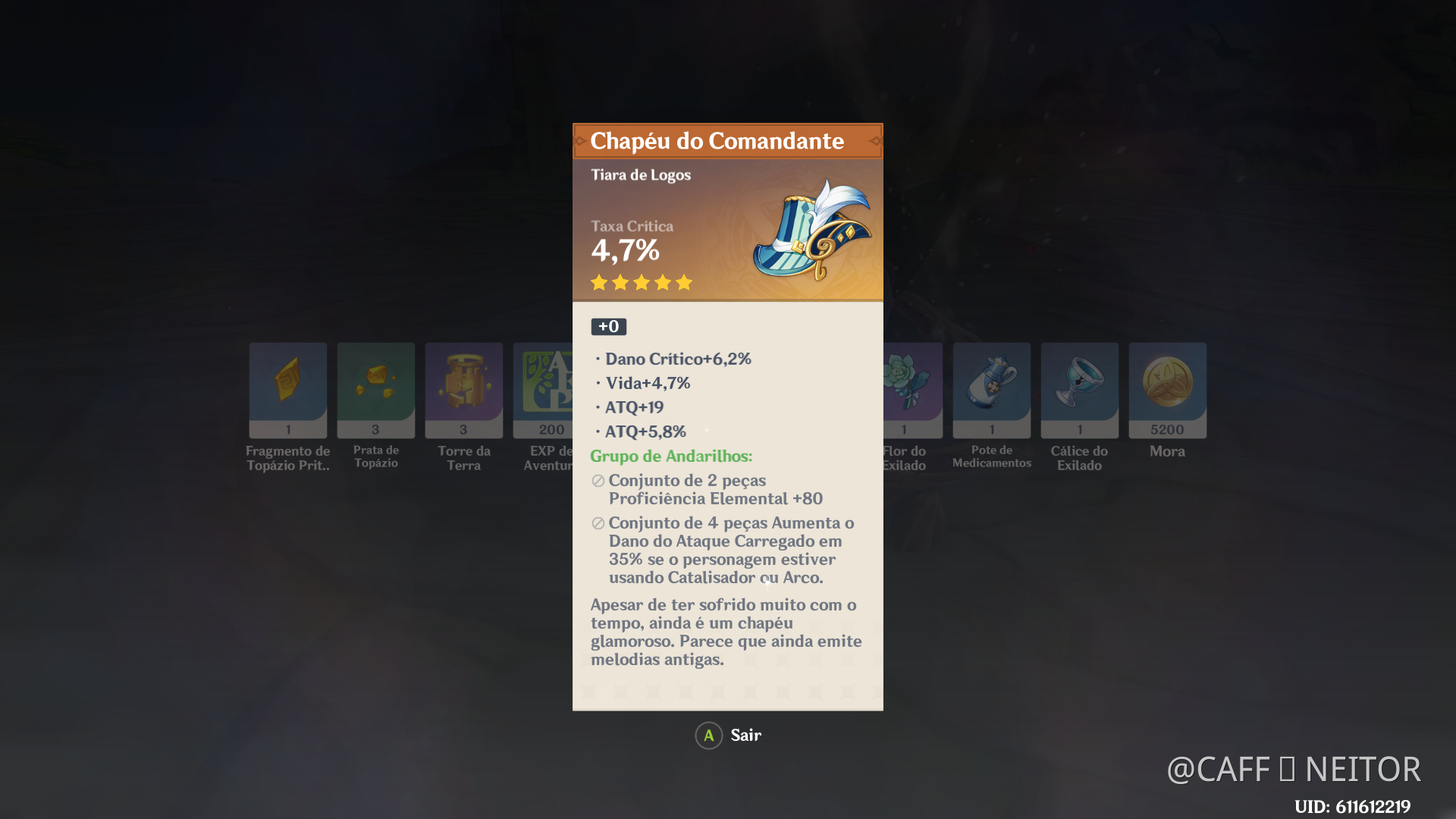 Aquele artefato bom de mais para ser verdade Genshin Impact | HoYoLAB