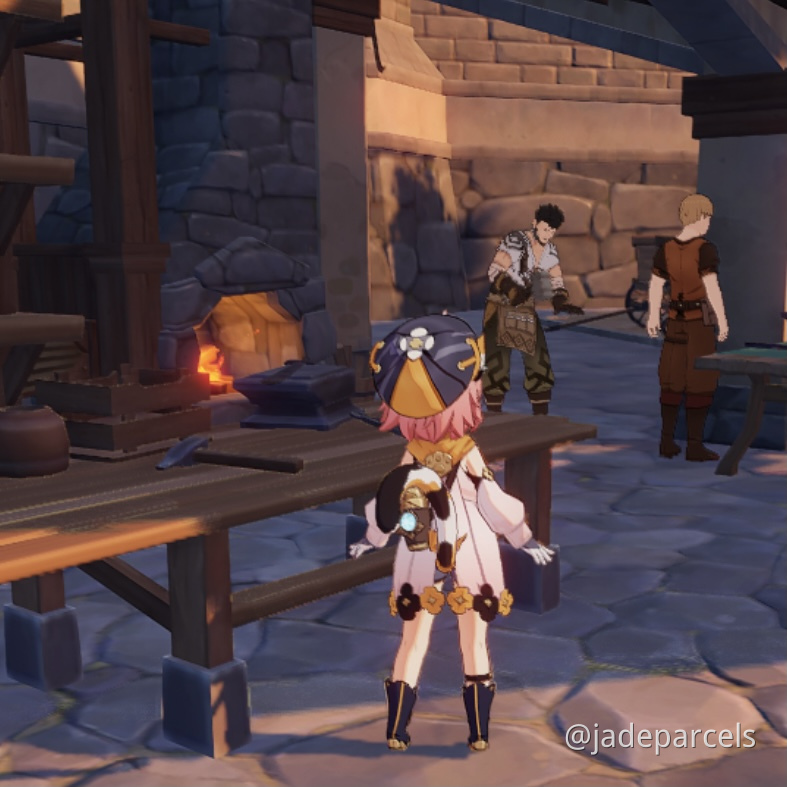 Blacksmith hitting air Genshin Impact | HoYoLAB