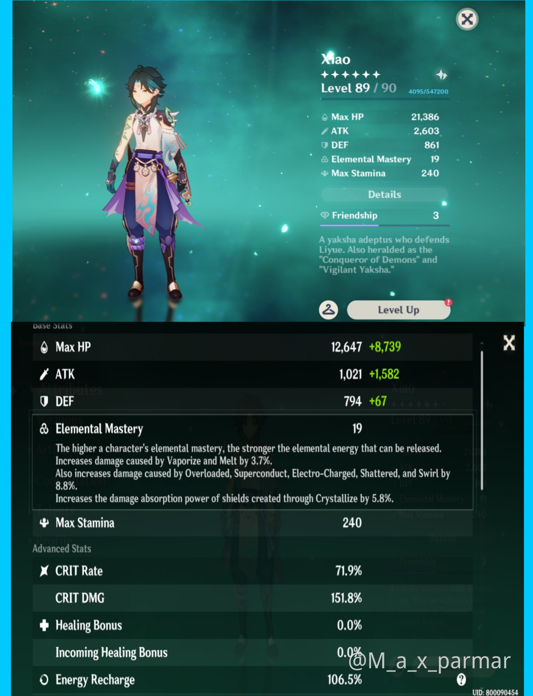 My XIAO BUILD Genshin Impact | HoYoLAB