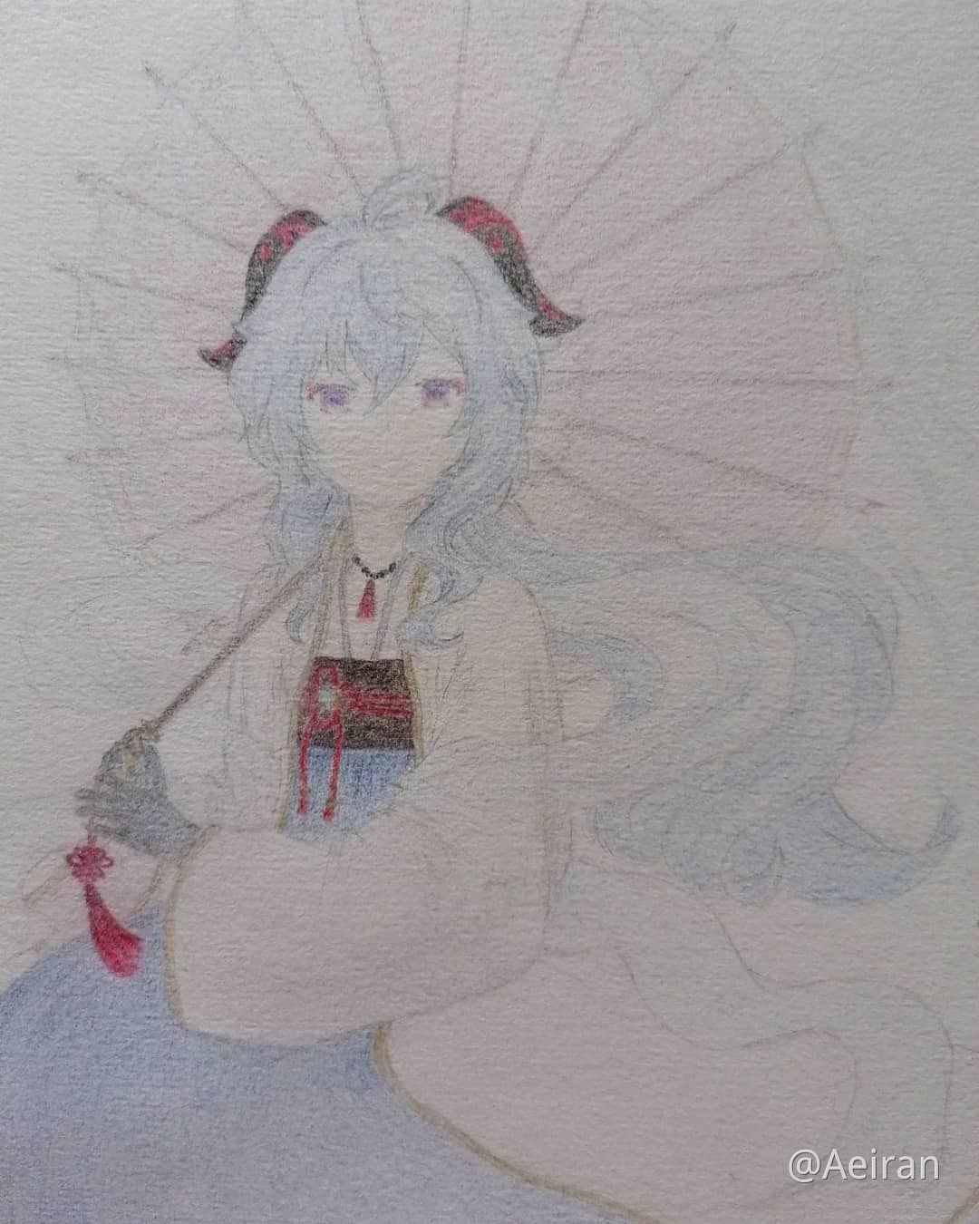 Ganyu in hanfu Genshin Impact | HoYoLAB