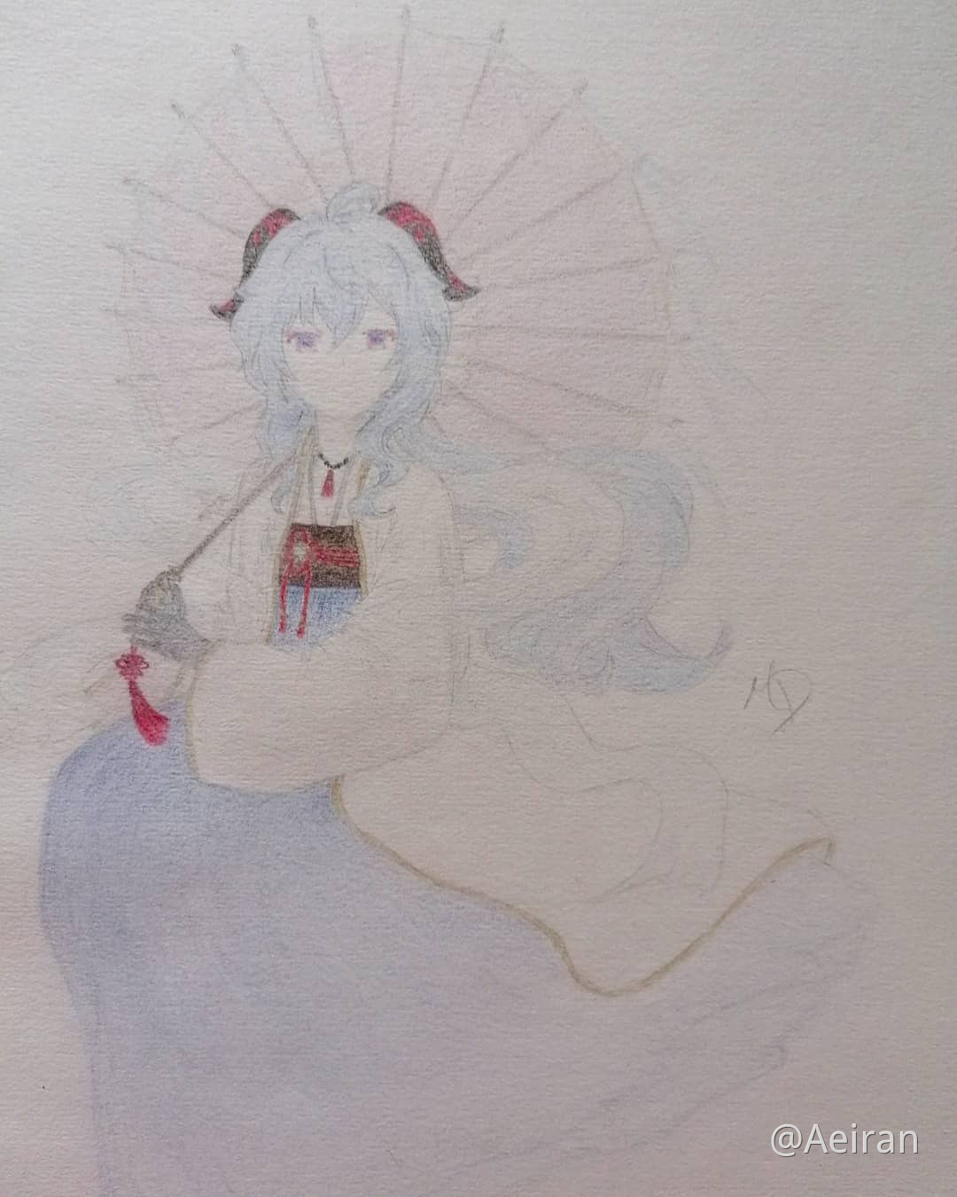 Ganyu in hanfu Genshin Impact | HoYoLAB