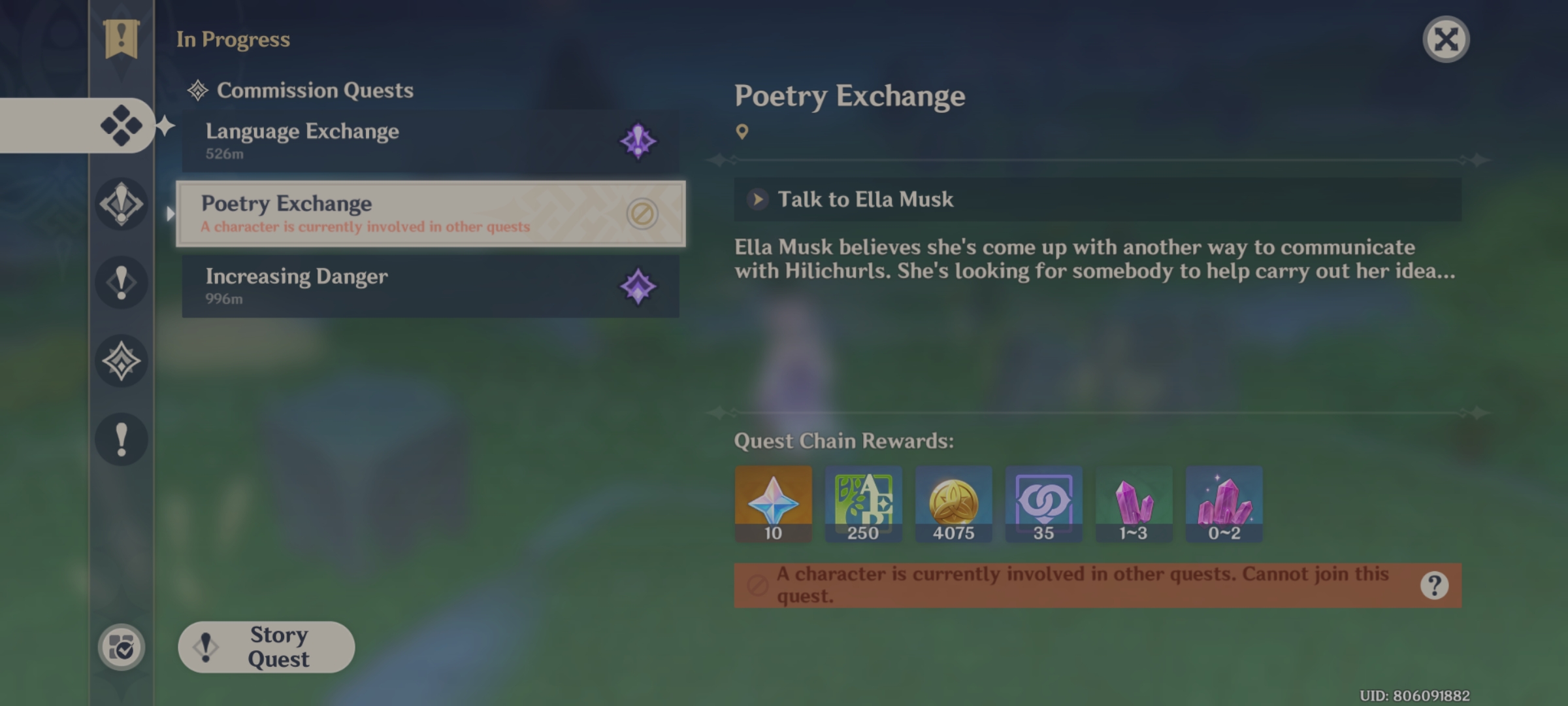 Ella Musk Quest Keep Showing Up Genshin Impact | HoYoLAB